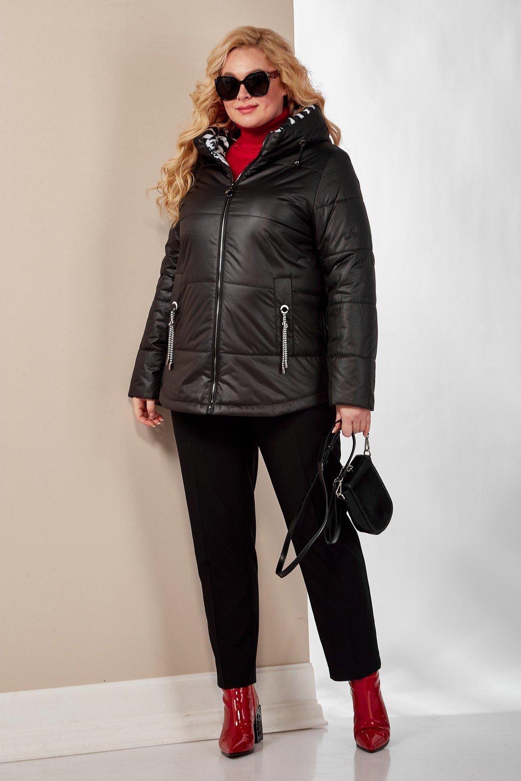 Куртка 2114 черный Shetti купить в интернет магазине Велесмода